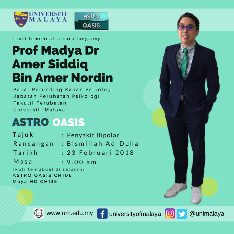 Temubual secara langsung Profesor Madya Dr Amer Siddiq bin Amer Nordin, Pakar Perunding Kanan ...